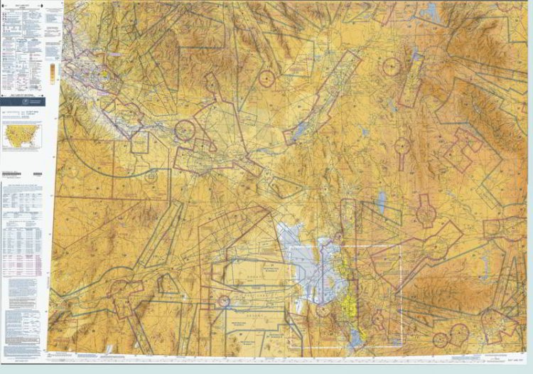 USA Sectional Aeronautical Chart - Salt Lake City - Маршрутные карты ...