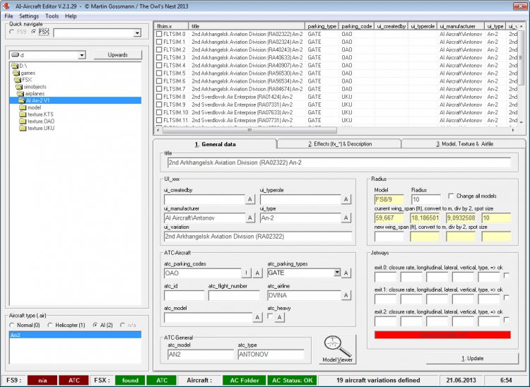 Просмотр ZIP-архива - AI Aircraft Editor - Avsim.su