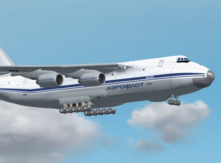 An-124 Aeroflot 90-x - FS2004 Ливреи и текстуры для самолетов - Avsim.su