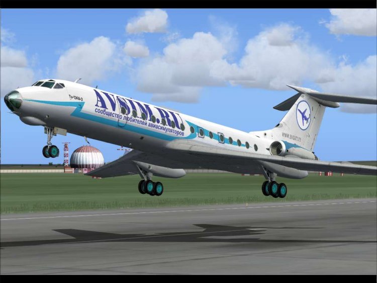 Ливрея для Ту-134A - 3 avsim. - FS2004 Ливреи и текстуры для самолетов - Avsim.su