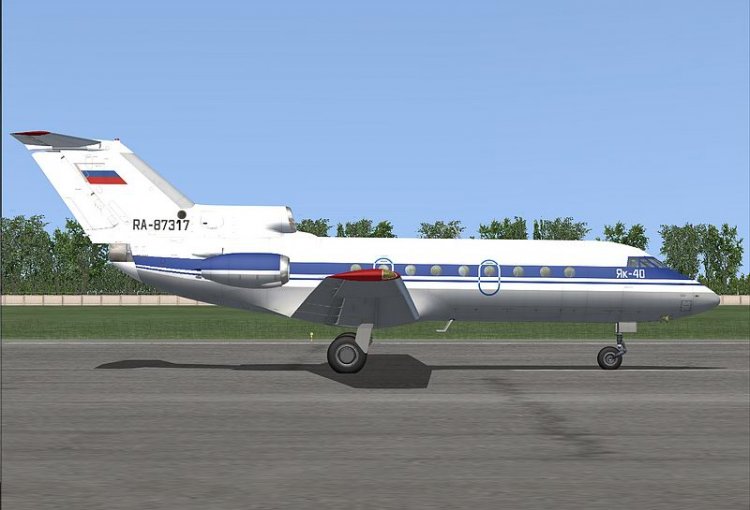SD Yak40 v 2.01 Административный - FS2004 Ливреи и текстуры для самолетов - Avsim.su