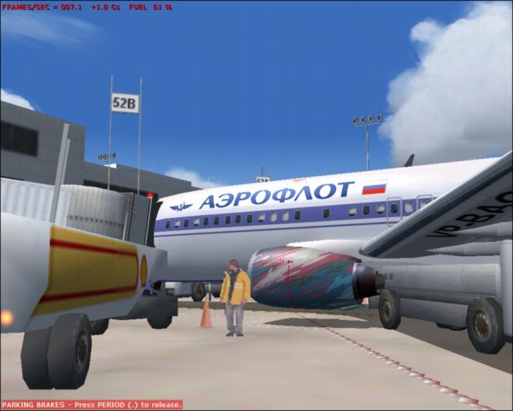 Aeroflot B737-400 FFX/SGA - FS2004 Ливреи и текстуры для самолетов - Avsim.su