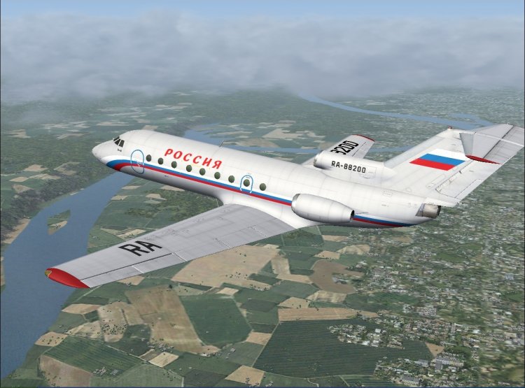 SD Як-40 "Россия" - FS2004 Ливреи и текстуры для самолетов - Avsim.su