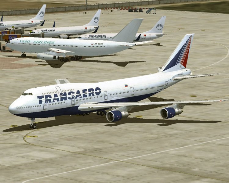 CLS Boeing 747-300 PW Transaero Airlines - FS2004 Ливреи и текстуры для ...