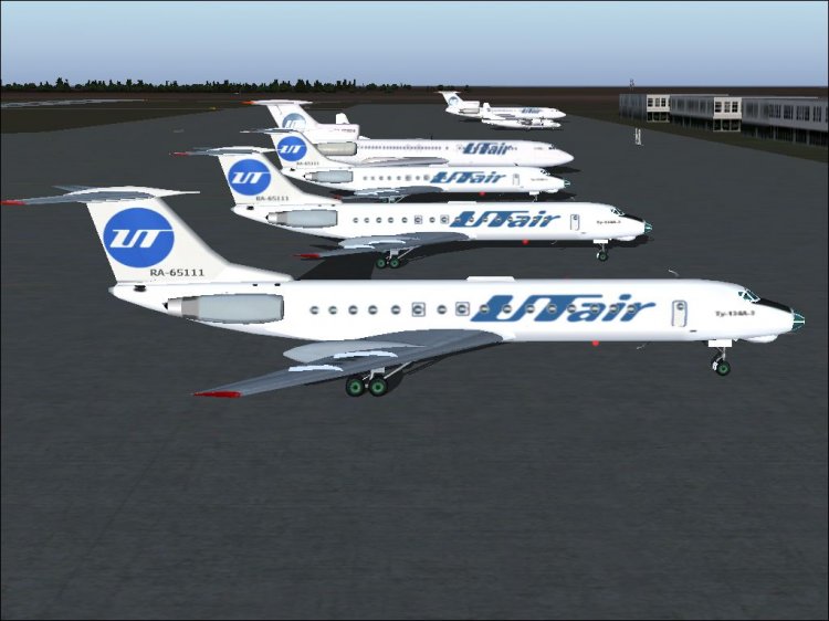 tu-134 AI-traffic UTair - FS2004 Ливреи и текстуры для самолетов - Avsim.su