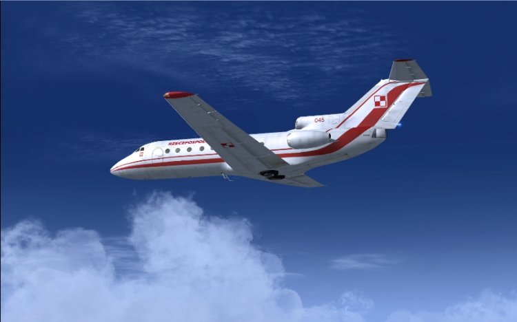 SD Як-40 польских ВВС текстуры коррекции - FS2004 Ливреи и текстуры для самолетов - Avsim.su