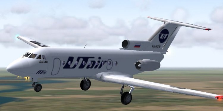 Текстуры АК UTair (реальный б/н) для ЯК-40 - FS2004 Ливреи и текстуры для самолетов - Avsim.su