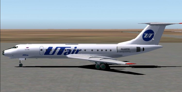 Текстуры UTair RA-65755 для Ту-134 - FS2004 Ливреи и текстуры для самолетов - Avsim.su