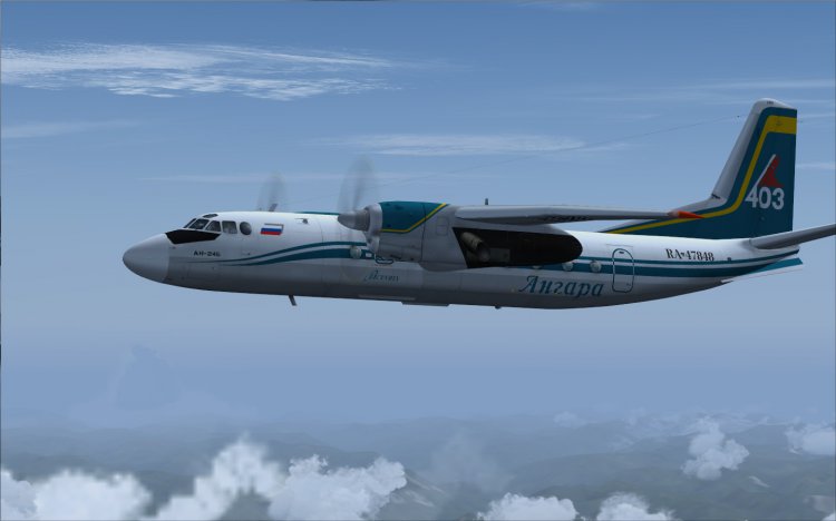 Ан-24Б Samdim Design V3 "Angara RA-47848" - FS2004 Ливреи и текстуры ...