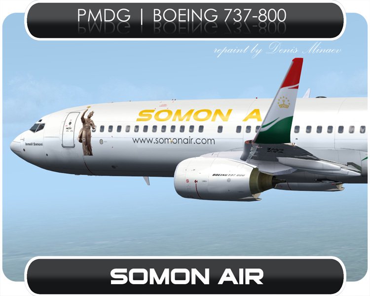 Boeing 737-800 Somon Air - EY-787 Repaint for Pmdg 737-800WL - FS2004 ...