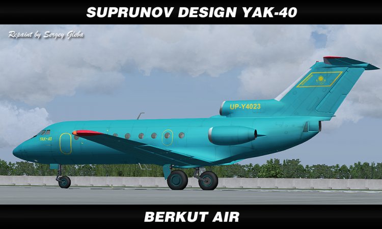 SD Як-40 - Berkut Air - FS2004 Ливреи и текстуры для самолетов - Avsim.su