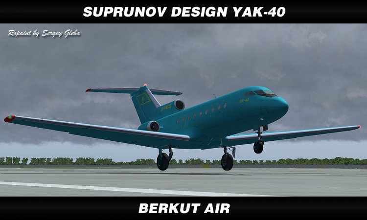 SD Як-40 - Berkut Air - FS2004 Ливреи и текстуры для самолетов - Avsim.su