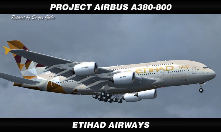 Project Airbus A380 - Etihad Airways - FS2004 Ливреи и текстуры для ...