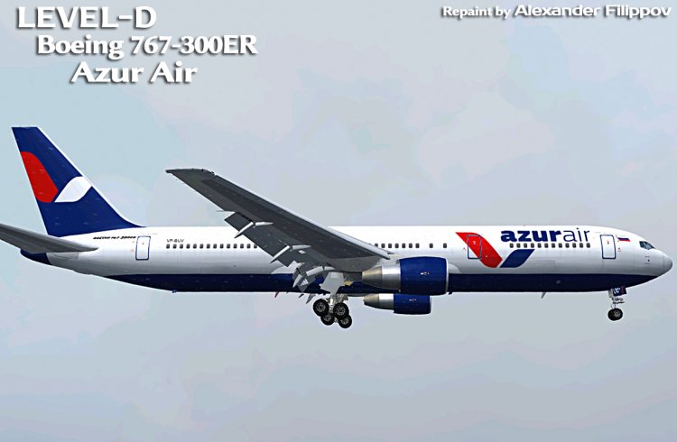 Level-D Boeing 767-300ER - Azur Air - FS2004 Ливреи и текстуры для ...