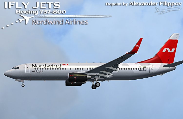 iFly Boeing 737-800 - Nordwind Airlines - FS2004 Ливреи и текстуры для ...