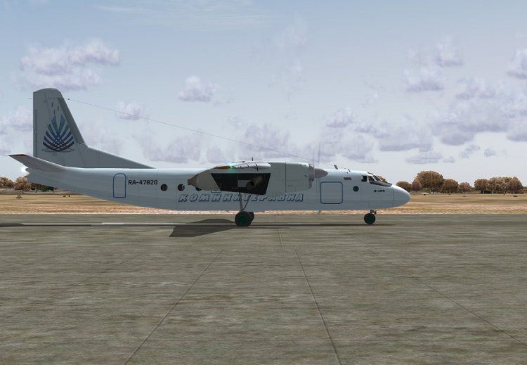 Ан-24 Комиинтеравиа - FS2004 Ливреи и текстуры для самолетов - Avsim.su