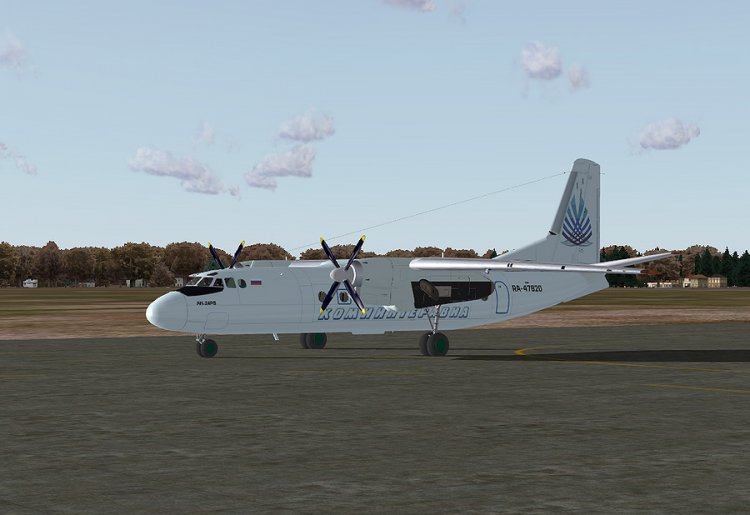 Ан-24 Комиинтеравиа - FS2004 Ливреи и текстуры для самолетов - Avsim.su