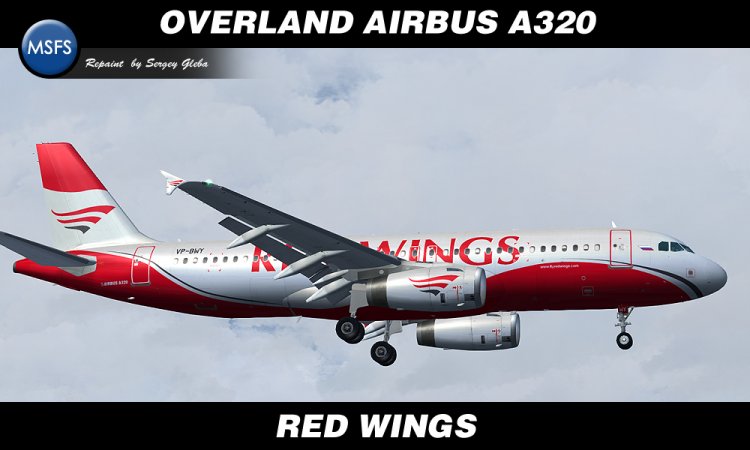 Overland Airbus A320 - Red Wings - FS2004 Ливреи и текстуры для ...