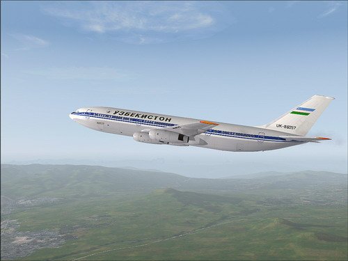 Uzbekistan Airways (АЭРОФЛОТ) Ил-86 - FS2004 Ливреи и текстуры для самолетов - Avsim.su