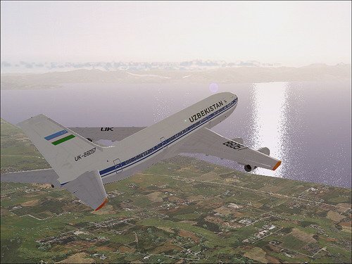 Uzbekistan Airways (АЭРОФЛОТ) Ил-86 - FS2004 Ливреи и текстуры для самолетов - Avsim.su