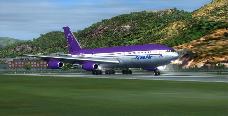 Ил-86 KrasAir RA-86145 (бывш. Transeuropean). - FS2004 Ливреи и текстуры для самолетов - Avsim.su