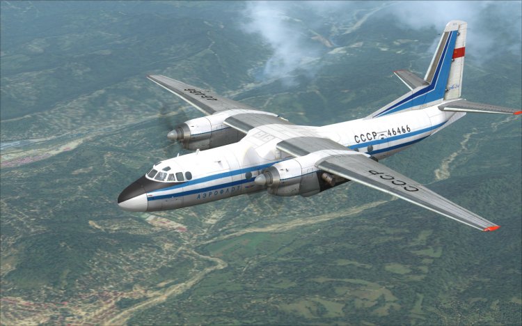 Аэрофлот СССР для Ан-24РВ (Samdim) - FS2004 Ливреи и текстуры для самолетов - Avsim.su