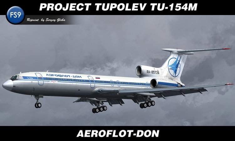 Project Tupolev Ту-154М - Аэрофлот-Дон - FS2004 Ливреи и текстуры для ...