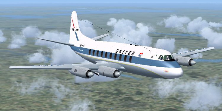 FS2004 Оригинальные самолеты - Файлы - Vickers Viscount - Avsim.su