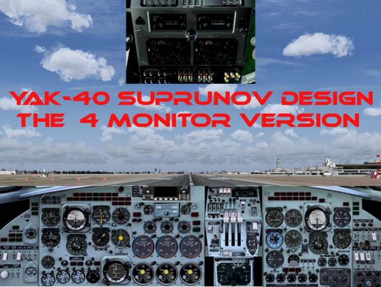 Просмотр ZIP-архива - 4-х мониторная панель для Як-40 SD - Avsim.su