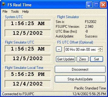 FS Real Time v1.65 - FS2004 Утилиты - Avsim.su
