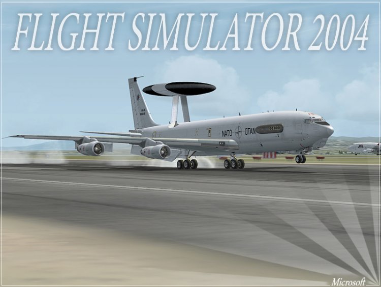 E-3A AWACS Splash - FS2004 Заставки - Splash Screens - Avsim.su
