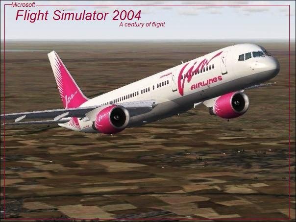 Боинг 757 Vim Airlines - FS2004 Заставки - Splash Screens - Avsim.su