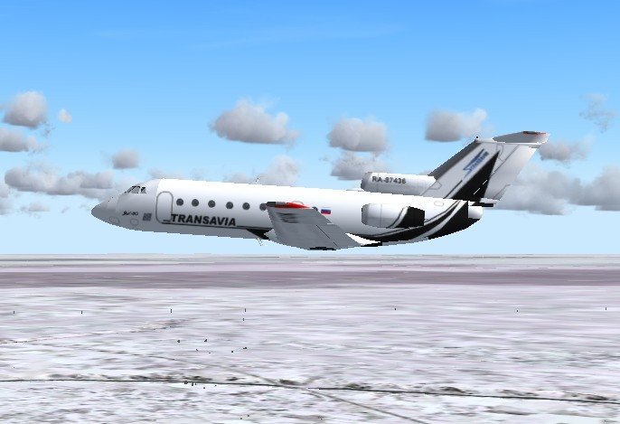 Як-40 КНГ-Трансавиа - FS2004 AI Самолеты для трафика - Avsim.su