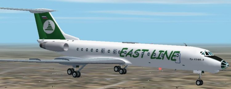 AI Tu-134 "East Line" - FS2004 AI Самолеты для трафика - Avsim.su