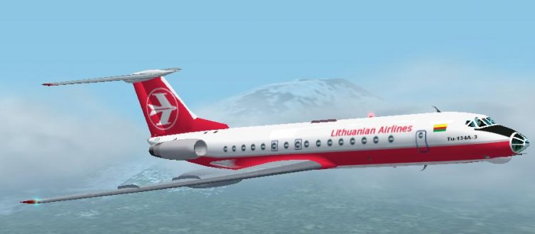 AI Tu-134 Lithunian Airlines - FS2004 AI Самолеты для трафика - Avsim.su