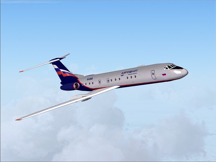 Файлы - SKJ Tu-134 Aeroflot New Colours - Avsim.su