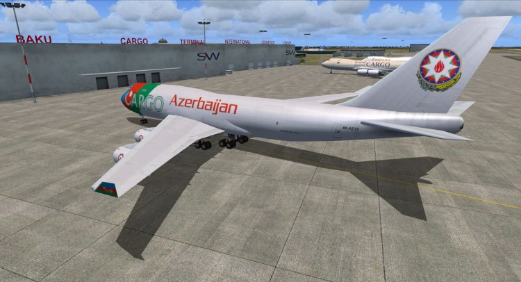 AI Aardvark B747-400 Azerbaijan Cargo - FS2004 AI Самолеты для трафика - Avsim.su