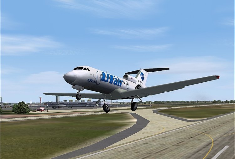 AI Traffic Як-40 а/к ''ЮТэйр'' - FS2004 AI Самолеты для трафика - Avsim.su