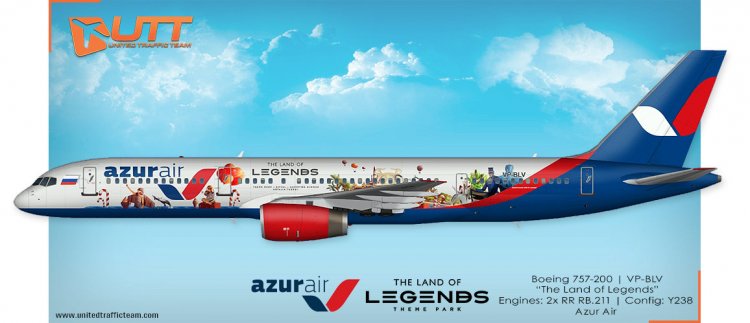 Просмотр ZIP-архива - AI Boeing 757-200 (AIG) Azur Air VP-BLV "The Land ...