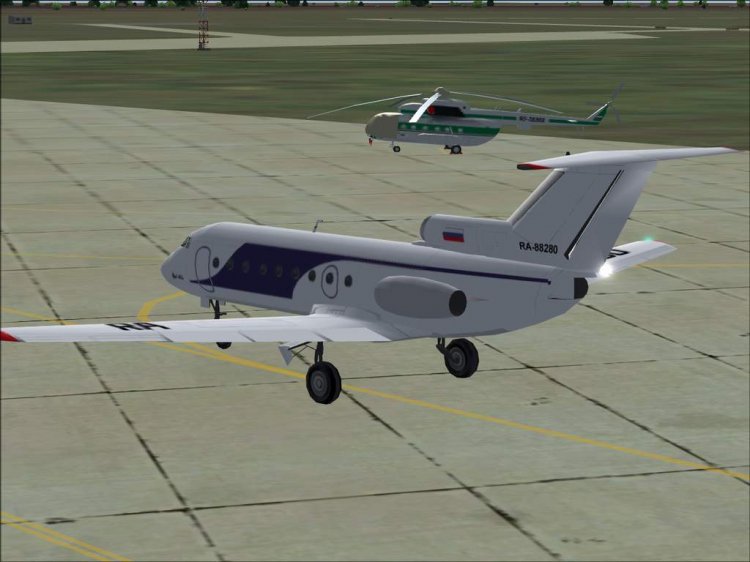 Як-40 UTair RA-88280 - FS2004 AI Самолеты для трафика - Avsim.su