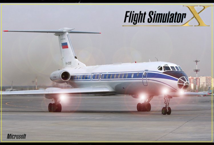 Ту-134 - Сплешскрин - FSX Заставки - Splash Screens - Avsim.su