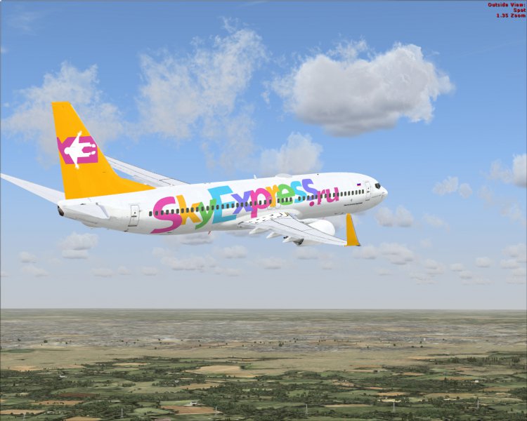 PMDG 737-800 WL Sky Express - FSX Ливреи и текстуры для самолетов ...