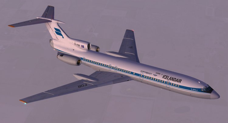 FSX Tupolev Tu-154B2 Icelandair 80s - FSX Ливреи и текстуры для ...