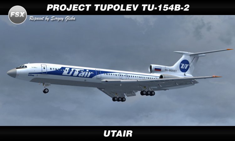 Project Tupolev Ту-154Б-2 - ЮТэйр (ТАТ) - FSX Ливреи и текстуры для ...