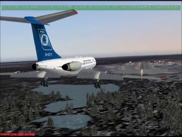Посадка Ту-134 в ULMK - Симуляторы - Avsim.su